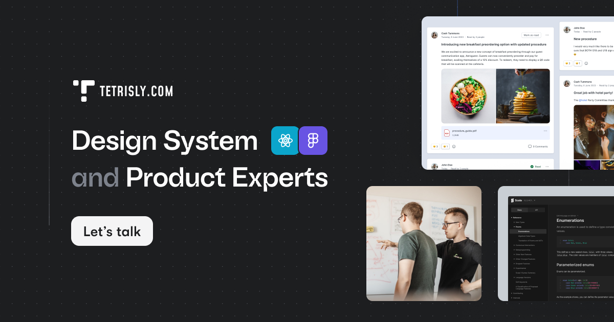 Tetrisly Design System - Design right away and ship faster